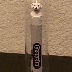 Kermit the Frog Crayon Carving | Etsy