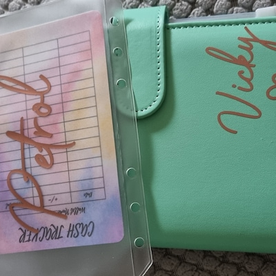 Budget Binder Starter Set With 5 Cash Wallets/ Budget Planner/financial ...