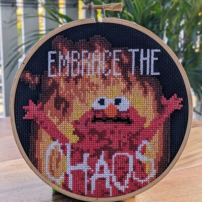 Hellmo Everything is Fine Cross Stitch Pattern PDF Instant Download ...