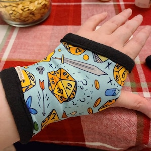 Organic Cotton Basic Black Computer Gloves, Texting Glove, Hand Warmers ...