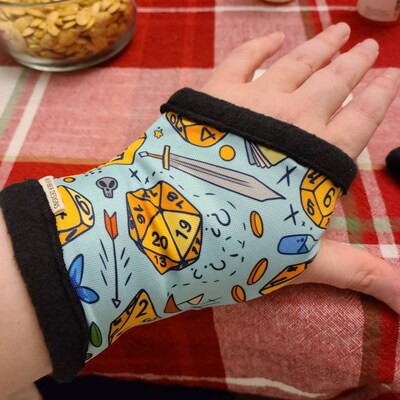 Organic Cotton Basic Black Computer Gloves, Texting Glove, Hand Warmers ...