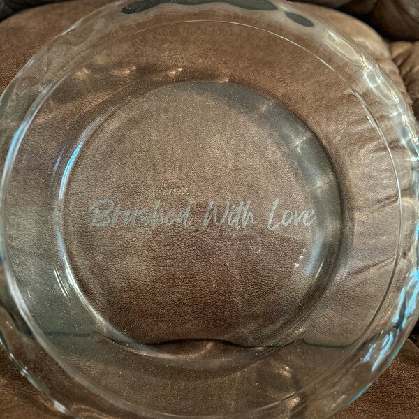 Personalized Pie Plate | Custom Holiday Gift | Wedding Gift | Christmas ...