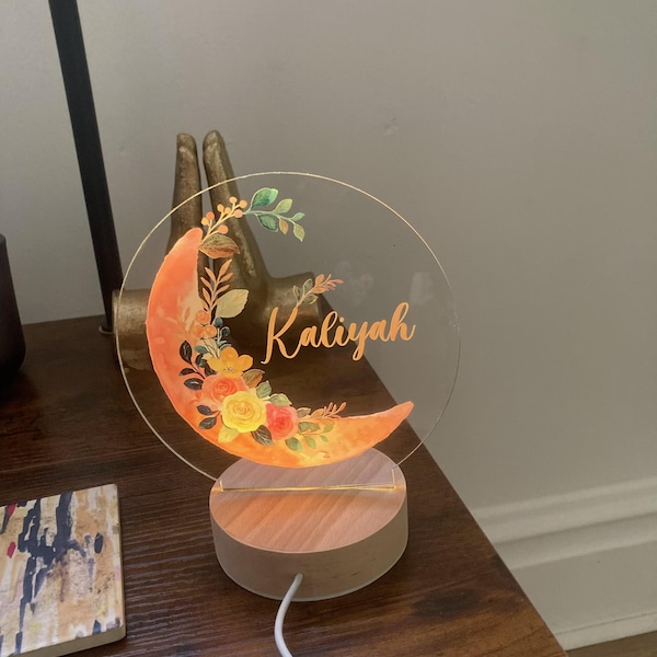 Baby Girl Gift, Personalized Night Light for Kids, Custom Night Light ...