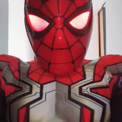 Iron Spider Shoulder Pads x2 With Leds Spiderman - Etsy