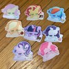 Mesmerizer Pixel Acrylic / Perler Beads Keychain + Fridge Magnet ...