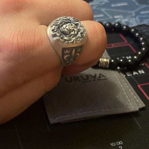 Phoenix Ring, 14K Real Gold Fire Bird Ring, Mythology Ring for Best ...