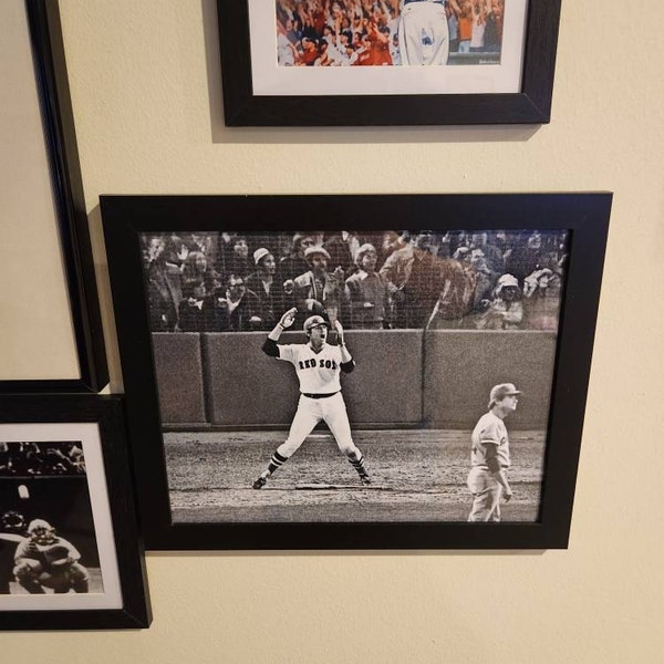 1975 Baseball Legend CARLTON FISK Glossy 8x10 or 11x14 Photo Boston Red ...