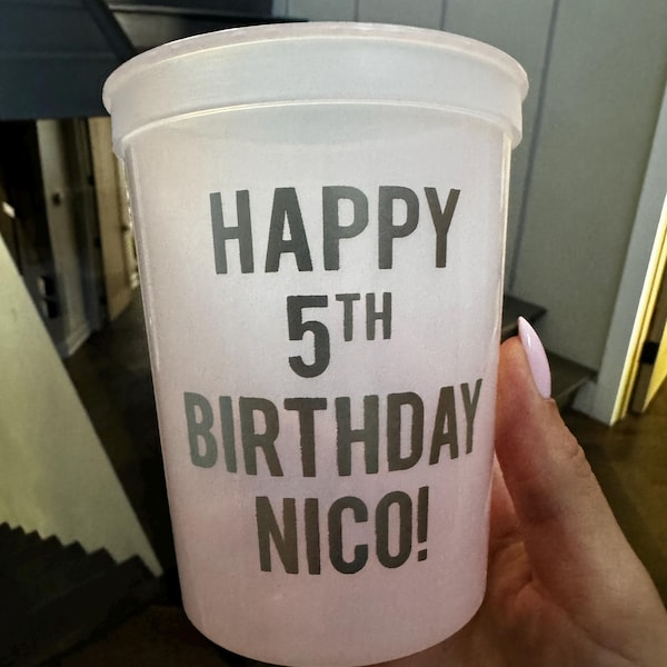 Monogrammed Color Changing Cups, Custom Wedding Favor Cups, Let the ...