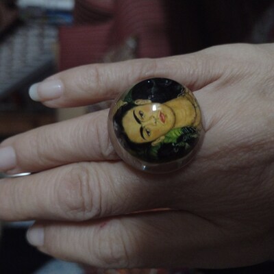 Jupiter Ring Handmade Resin Space Ring Adjustable Ring Great Gift Space ...