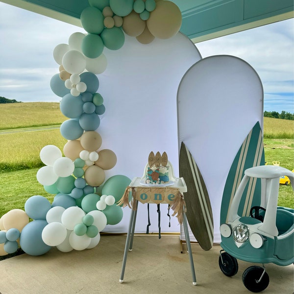 The Big One Surf Birthday L the Big One L Surfboard Birthday L DIY ...