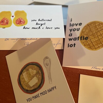 Funny Mother's Day Edamame Pun Card Love Mom Card Just - Etsy