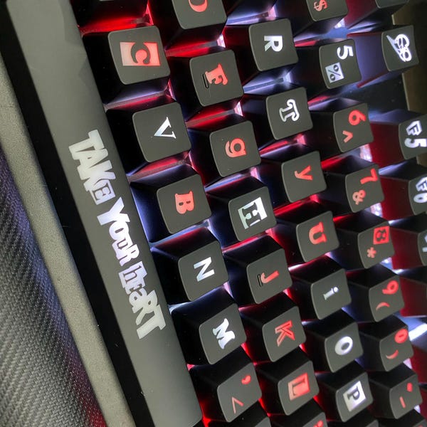 Sonic the Hedgehog Characters Backlit Keycap Pack | Mechanical Keyboard ...