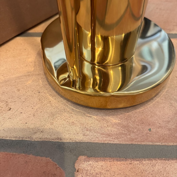 Waste Bin With Lid With GOLD POLISHED Premium Surface Luxury Stainless ...