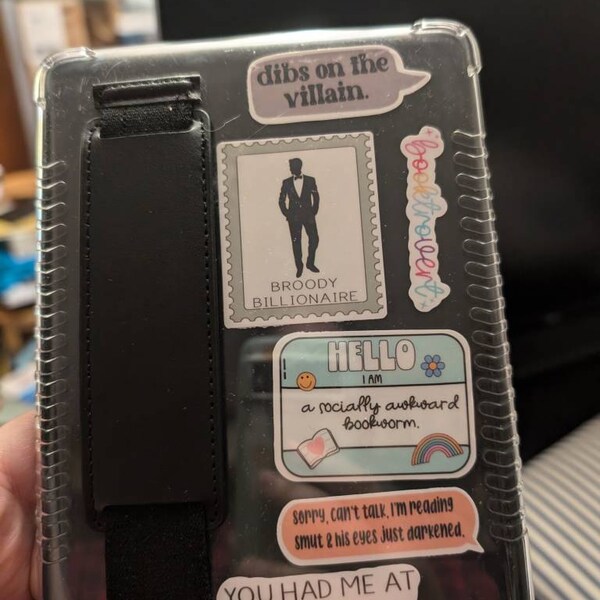 Hello, Lost in A Fictional World Sticker, Bookish Merch and Accessories ...