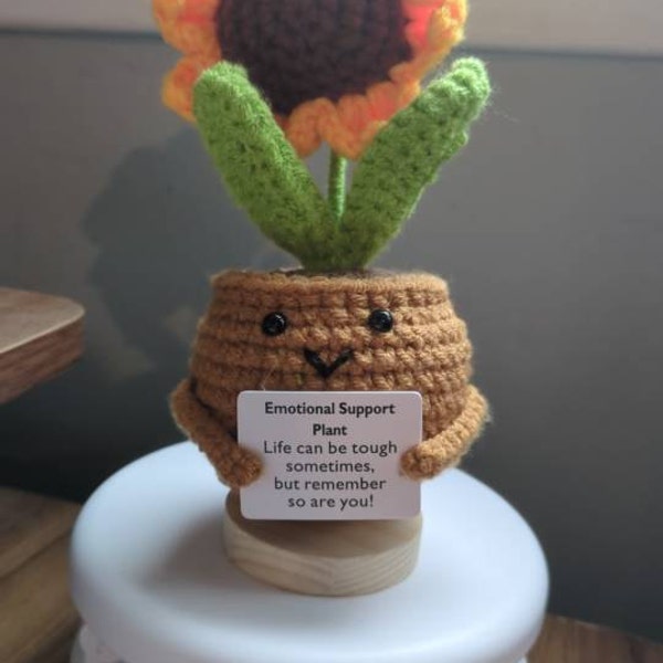 Adorable Handmade Crochet Pumpkin,emotional Support Pumpkin,positive ...