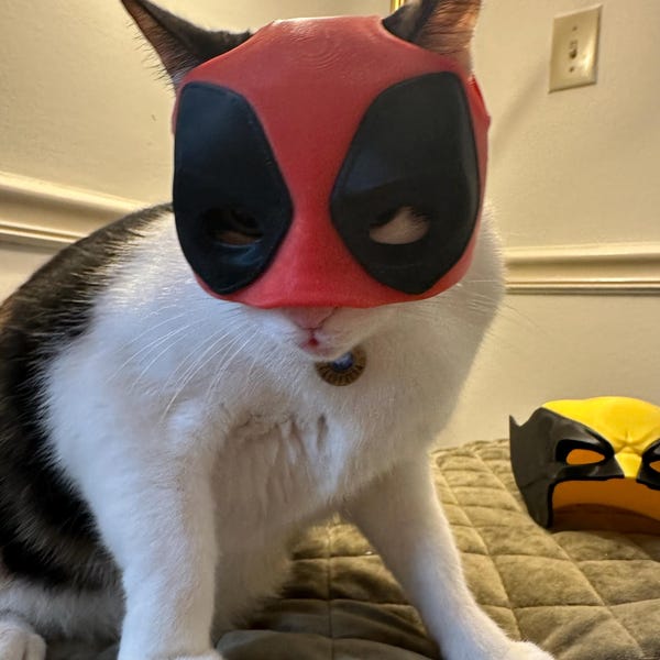 Wolverine Cat Mask - Etsy