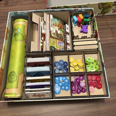 Flamecraft Laser Cut Insert Organizer for Board Game - Etsy