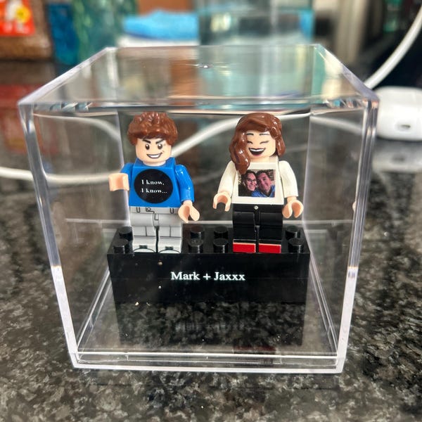 Personalized Minifig Couple Set | Custom Lego Couple Figure | Gift for ...