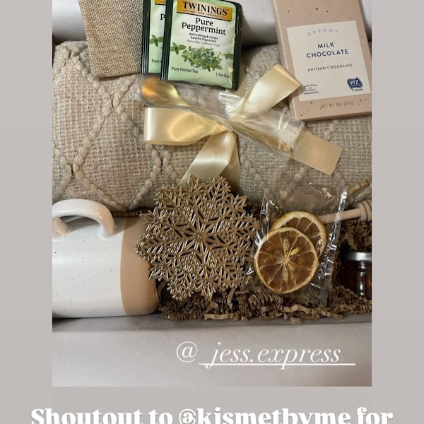 Classy Gift Basket for Women , Cozy Gift Box With Blanket, Socks ...