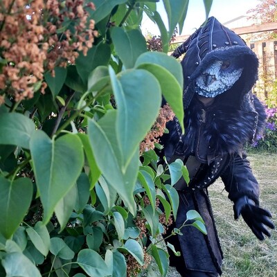 MADE TO ORDER Jade Oni Mask Japanese Demon Ogre Beast Tiger Cosplay ...