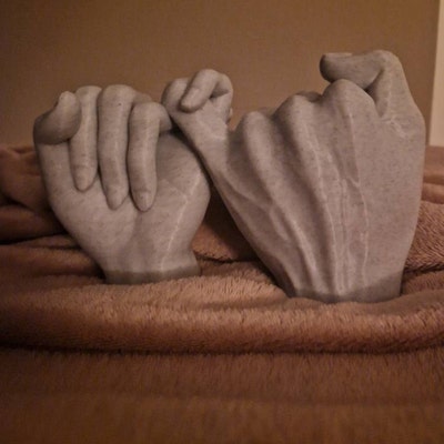 Limited Edition Cupped Hands Sculpture Art Hand Sculpture Trinket Dish ...