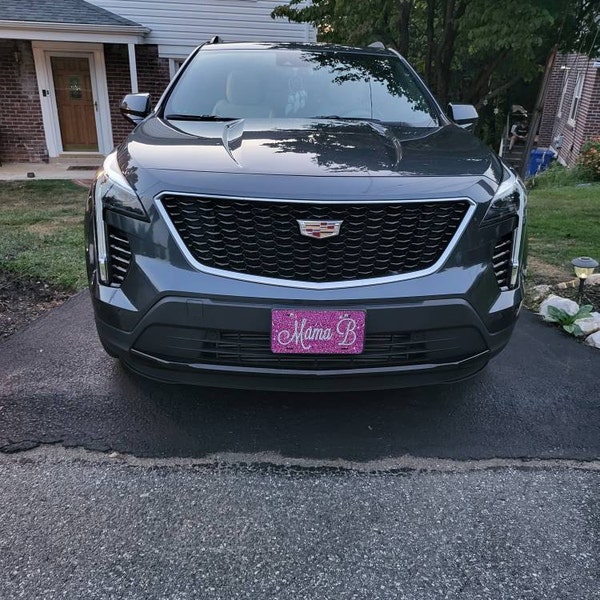 Pink Glitter Like Personalized Monogrammed License Plate Car Tag ...