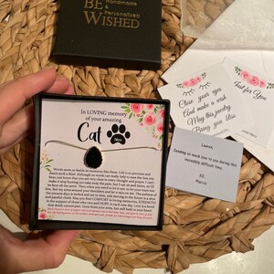 Cat Memorial Gift Pet Loss Gifts, Loss of Pet Gift, Loss of Cat Gift in ...