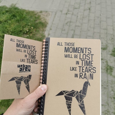 Blade Runner Inspired Iron-on Patches, Origami Unicorn Patch, Tyrell ...