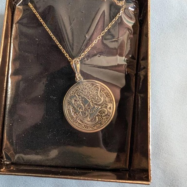 14k Solid Gold Rooster Charm Necklace, Rooster Silver Pendant, Rose ...