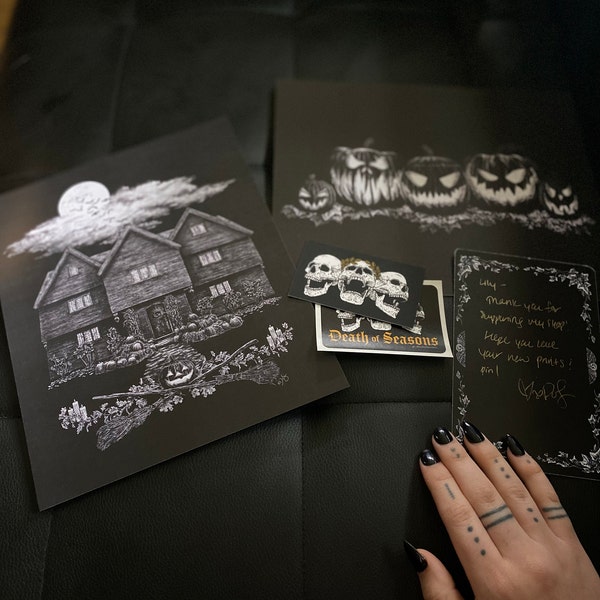 Samhain at the Witch House 8x10 Print - Etsy