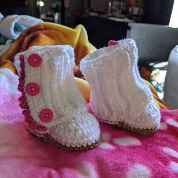 Crochet Pattern #112 Baby Wrap Boot - Instant Download - PDF L - Etsy