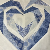 Pentagram Star Paper Piece Quilt Block Pattern PDF, 12 Inch, Foundation ...