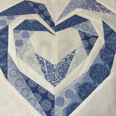 Pentagram Star Paper Piece Quilt Block Pattern PDF, 12 Inch, Foundation ...
