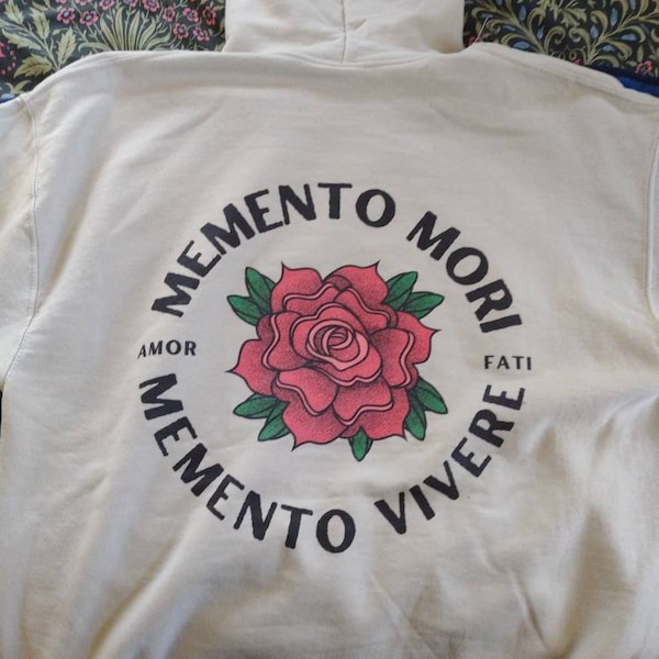 Memento Mori Memento Vivere Rose Hourglass T-shirt, Marcus Aurelius ...