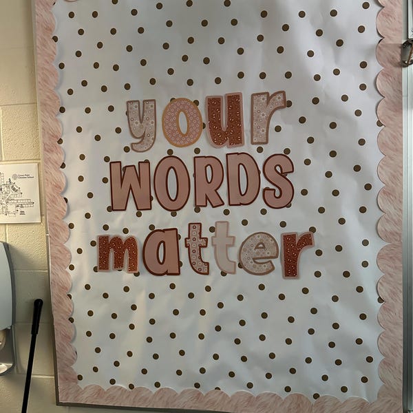 Groovy Retro Varsity Bulletin Board Letters, Letter Clipart, Printable ...