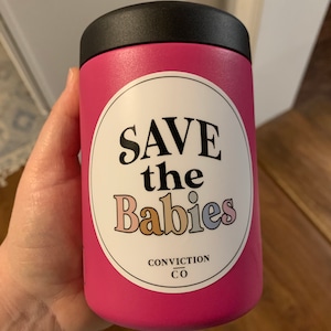 SAVE THE BABIES Pro-life Sticker Christian Gift Laptop Decals Tumbler ...