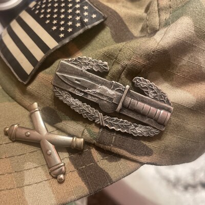 Signal Combat Action Badge US Army Commo Flags CAB Military - Etsy