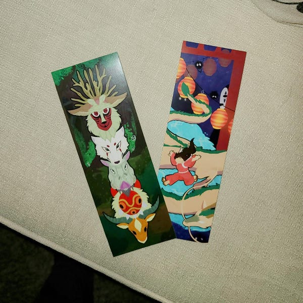 Spirited Away Anime Bookmark - Etsy