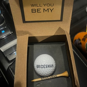 Groomsmen Proposal Golf Ball Proposal Groomsmen Golf Gift - Etsy
