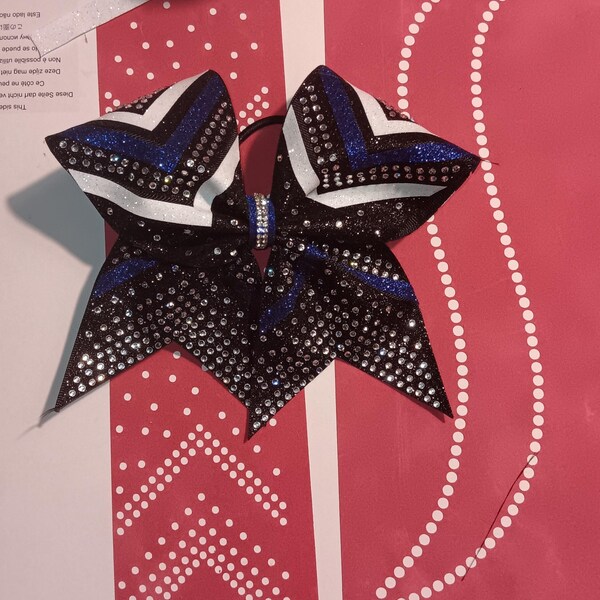 Printable Cheer Bow Template and Loop Graphic Placement Guide PDF ...