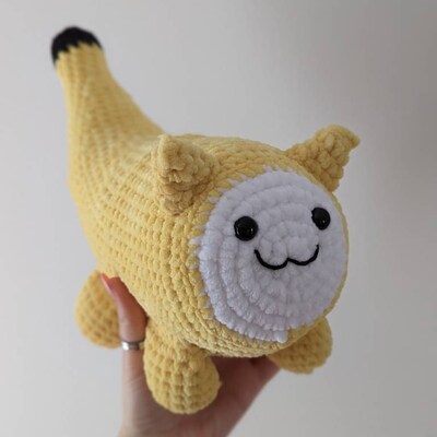 PATTERN: Jumbo Catnana Crochet PDF ONLY Amigurumi Big Banana Cat ...