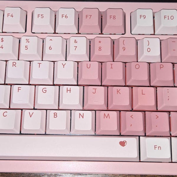 Retro Black Red Keycaps Set, Alice Anime Keycaps Set, Mechanical ...