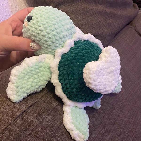 Bow and Heart Turtle Crochet Pattern Valentines Day 2-in-1 Pattern PDF ...