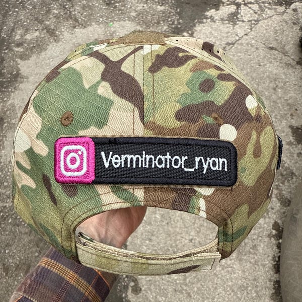 Instagram Logo Custom Name Tag Patch, Embroidered Social Media Badge - Etsy