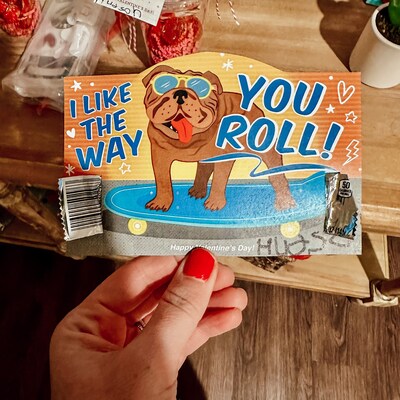 Bulldog Valentine, Skateboard Valentine, Fruit Rollup Valentine ...