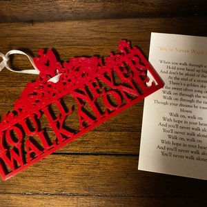 Liverpool 3D Signs YNWA You'll Never Walk Alone and Liverbird Sign ...