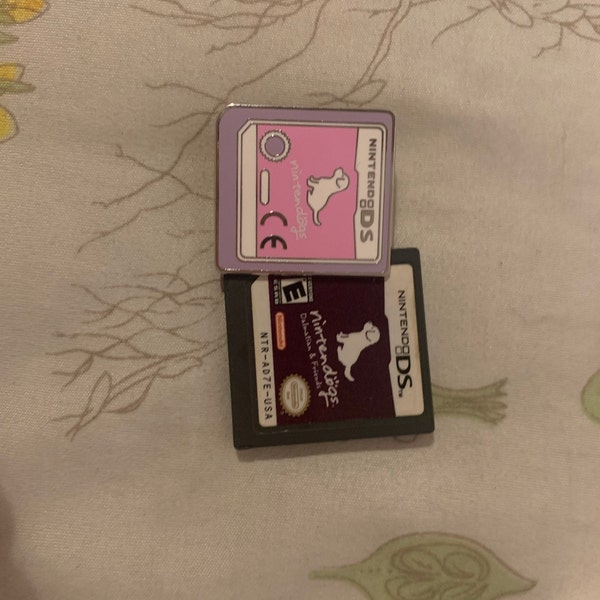 Nintendogs Game Cartridge Inspired Hard Enamel Lapel Pin Badge - Etsy UK