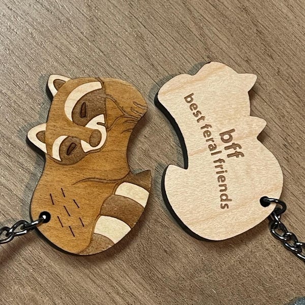 Dinosaur Interlocking Couple Keychains Friendship or Relationship ...