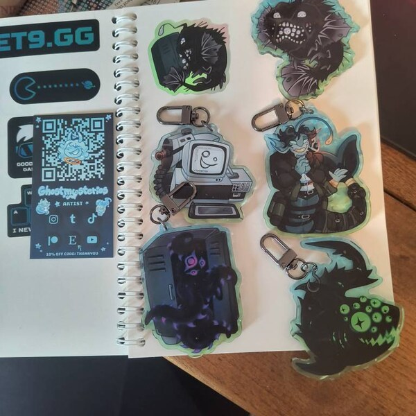 Fear and Hunger Termina God Vinyl Stickers Rher, Gro-goroth, Sylvian ...