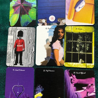SHIMMER MINI SIZE Lenormand Oracle - Etsy